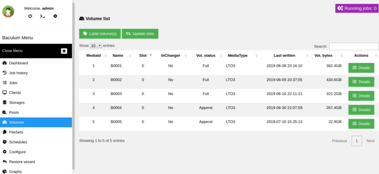Bacula « Lots of unnecessarily complicated tech